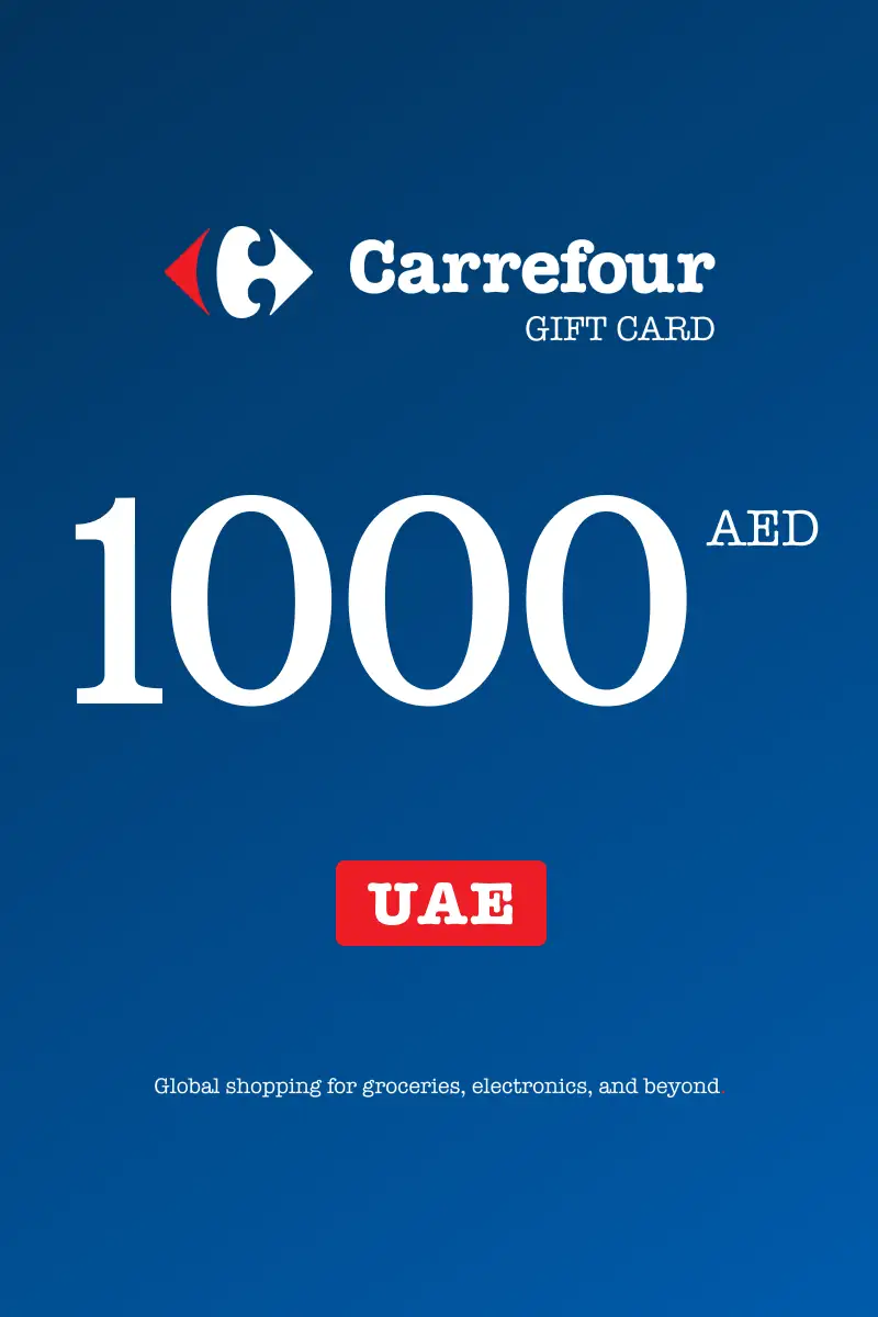 Buy Carrefour 1000 AED Gift Card (United Arab Emirates) - Digital Key