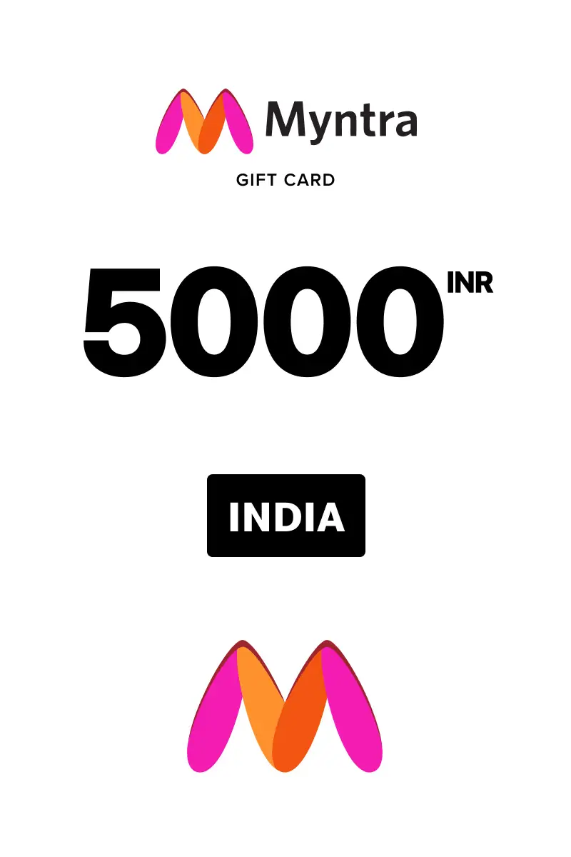 Buy Myntra 5000 INR Gift Card (India) - Digital Key