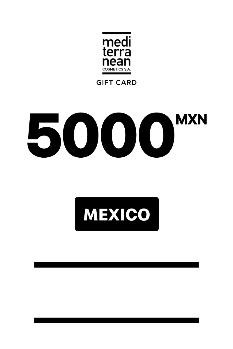 Buy Mediterranean Cosmetics 5000 MXN Gift Card (Mexico) - Digital Key