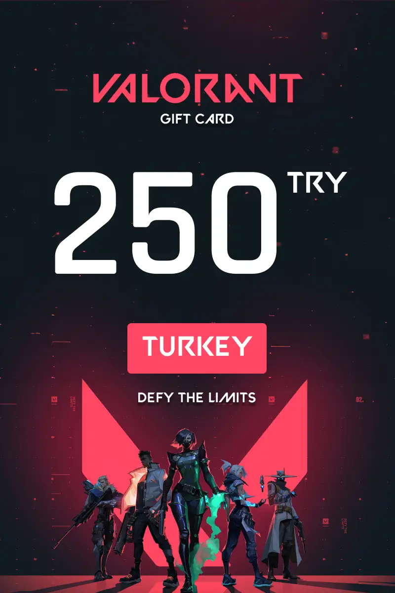 Buy Valorant 250 TRY Gift Card (Turkey) - Digital Key