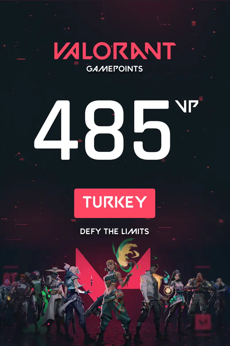 Buy VALORANT 485 Valorant Points (Turkey) - Digital Key