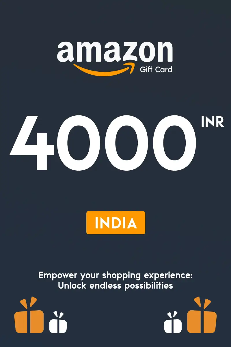 Buy Amazon 4000 INR Gift Card (India) - Digital Key
