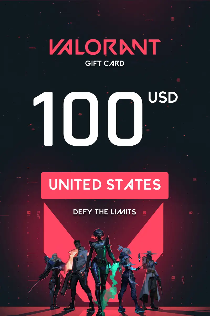 Buy Valorant 100 USD Gift Card (United States) - Digital Key