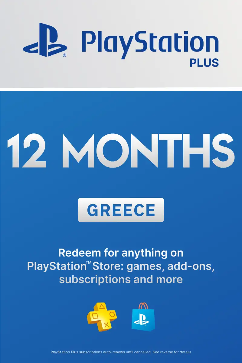 Buy PlayStation Plus 12 Months Membership (Greece) - PSN - Digital Key