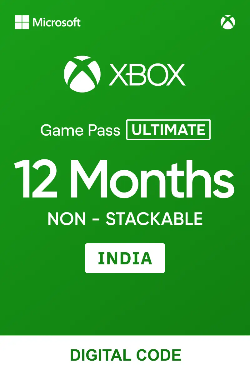 Buy Xbox Game Pass Ultimate - 12 Months Subscription (India) Best Price ...