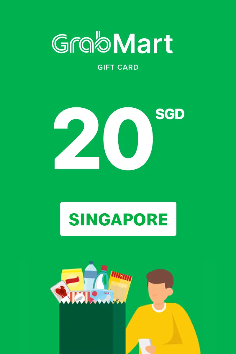 Buy Grab Mart 20 SGD Gift Card (Singapore) - Digital Key