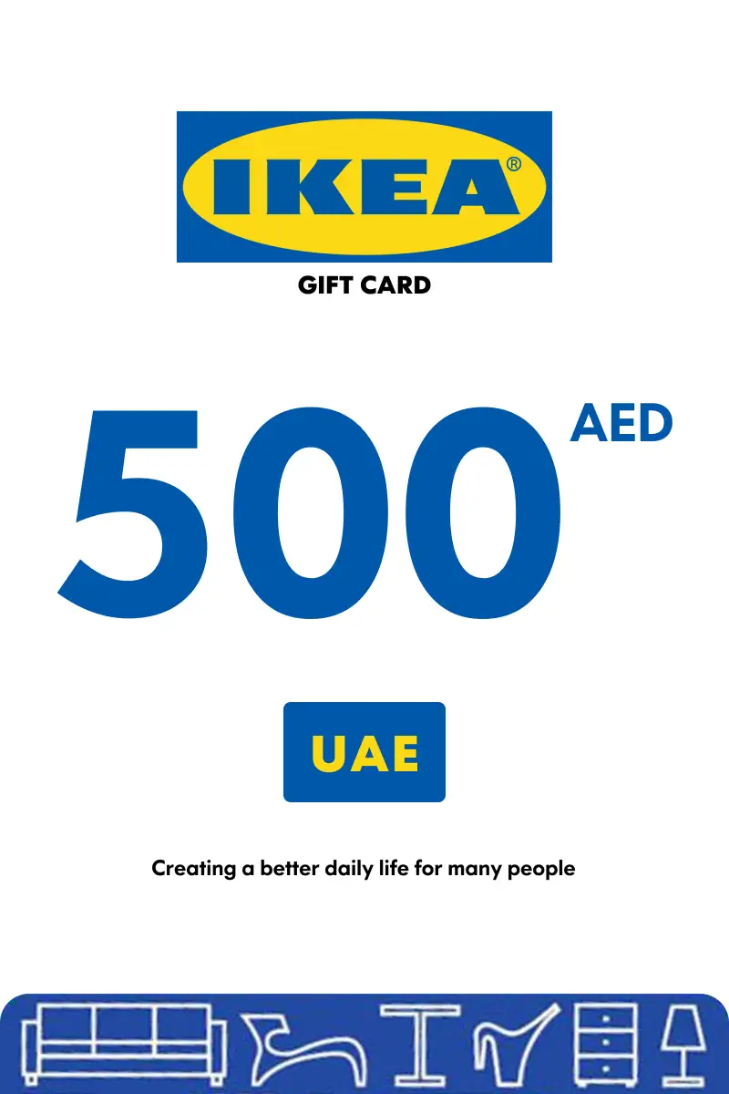 Buy IKEA 500 AED Gift Card (United Arab Emirates) - Digital Key