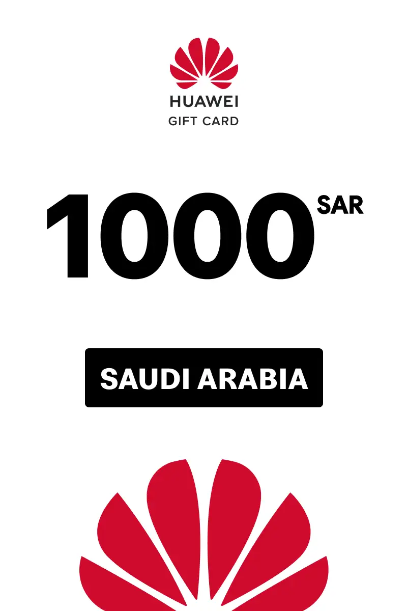 Buy HUAWEI 1000 SAR Gift Card (Saudi Arabia) - Digital Key