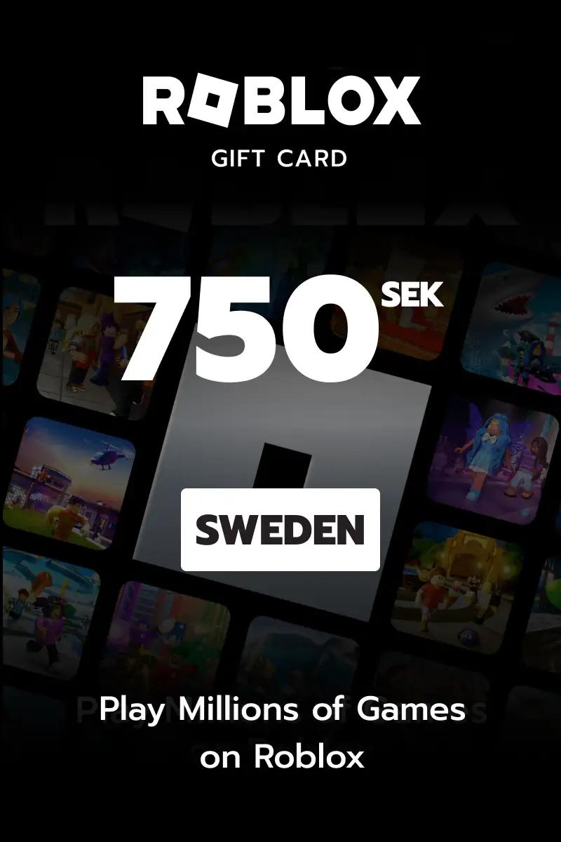 Buy Roblox 750 SEK Gift Card (Sweden) - Digital Key