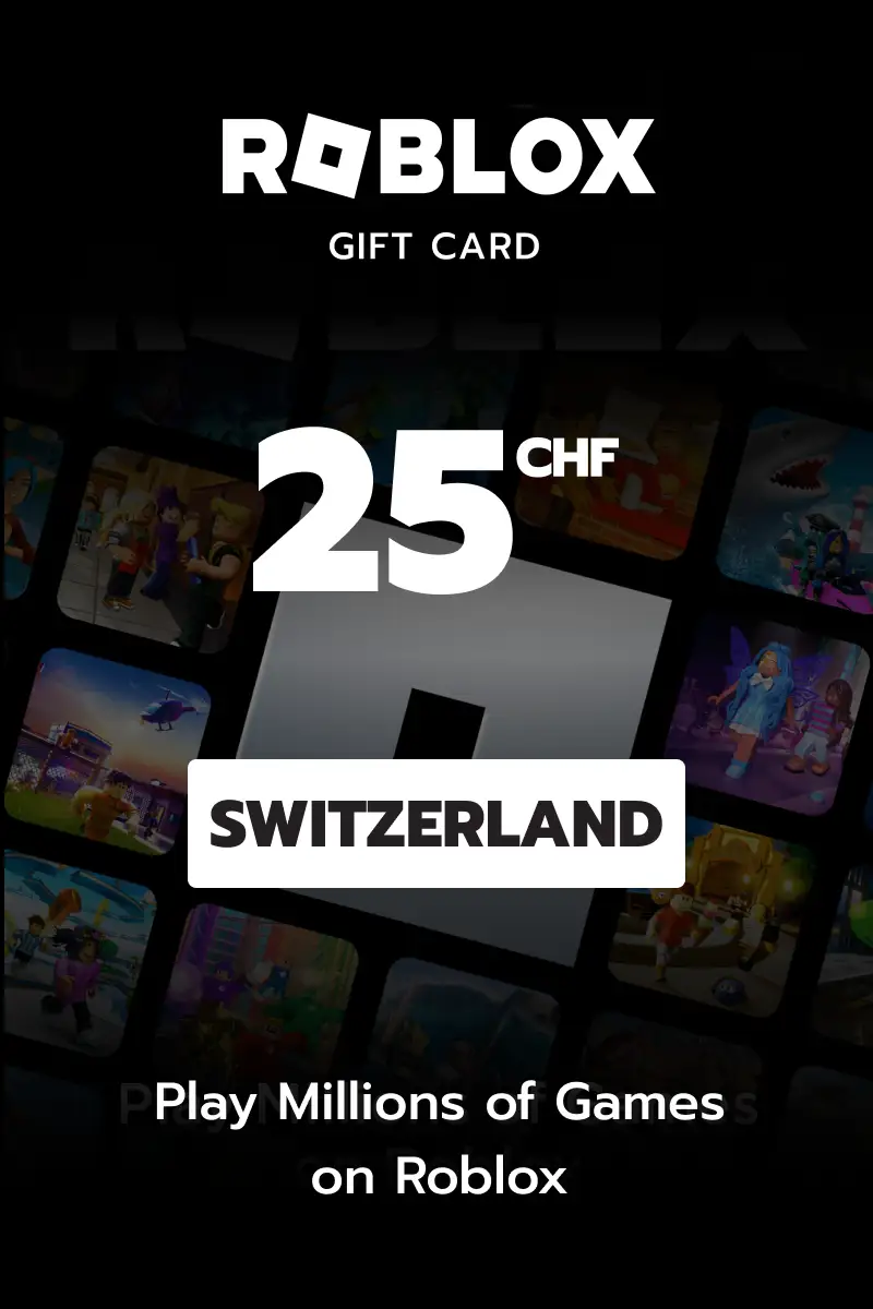 Buy Roblox 25 CHF Gift Card (Switzerland) - Digital Key