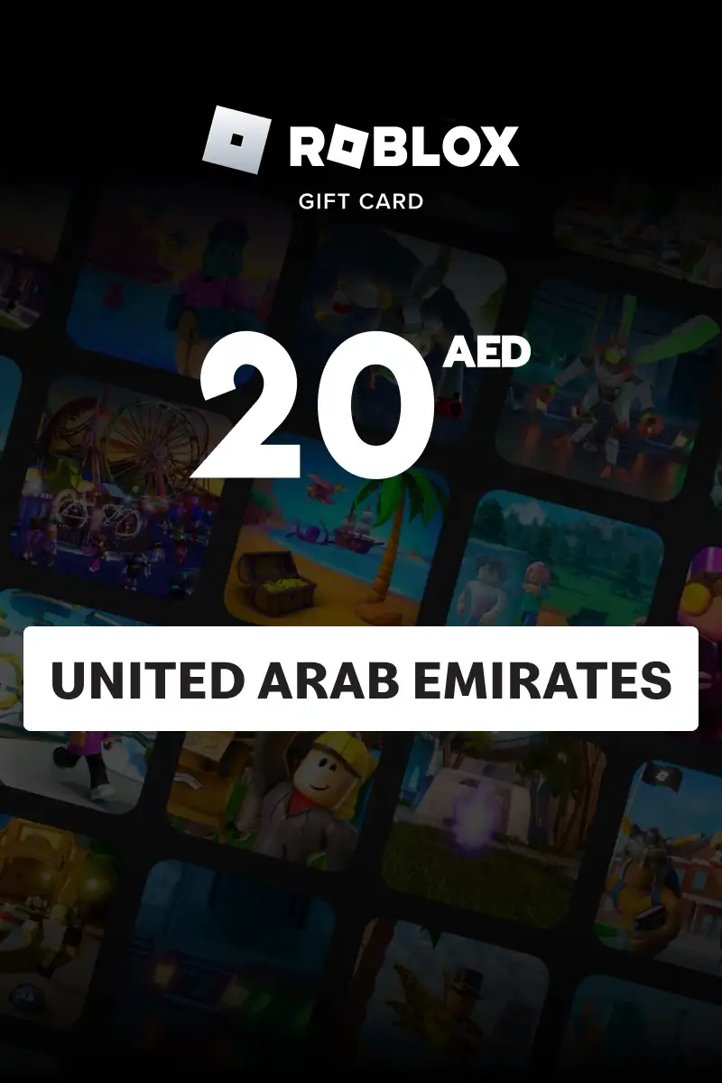 Buy Roblox 20 AED Gift Card (United Arab Emirates) - Digital Key