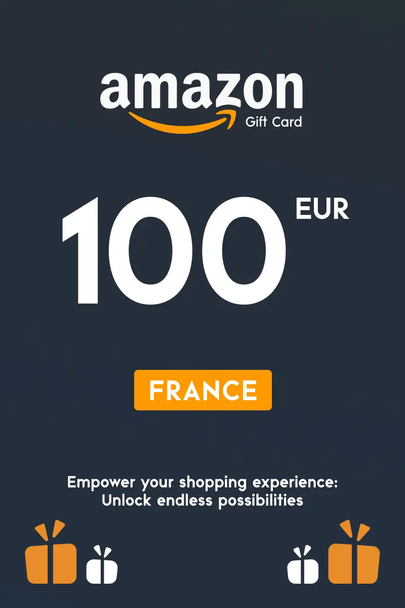 Buy Amazon 100 EUR Gift Card (France) - Digital Key
