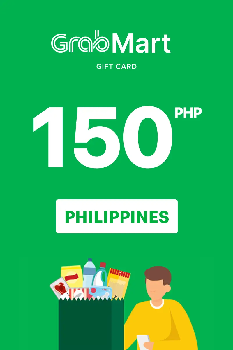 Buy Grab Mart 150 PHP Gift Card (Philippines) - Digital Key
