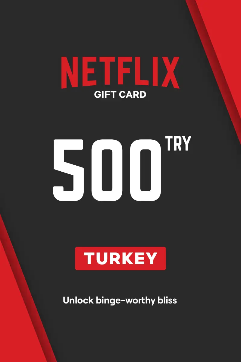 Buy Netflix 500 TRY Gift Card (Turkey) - Digital Key