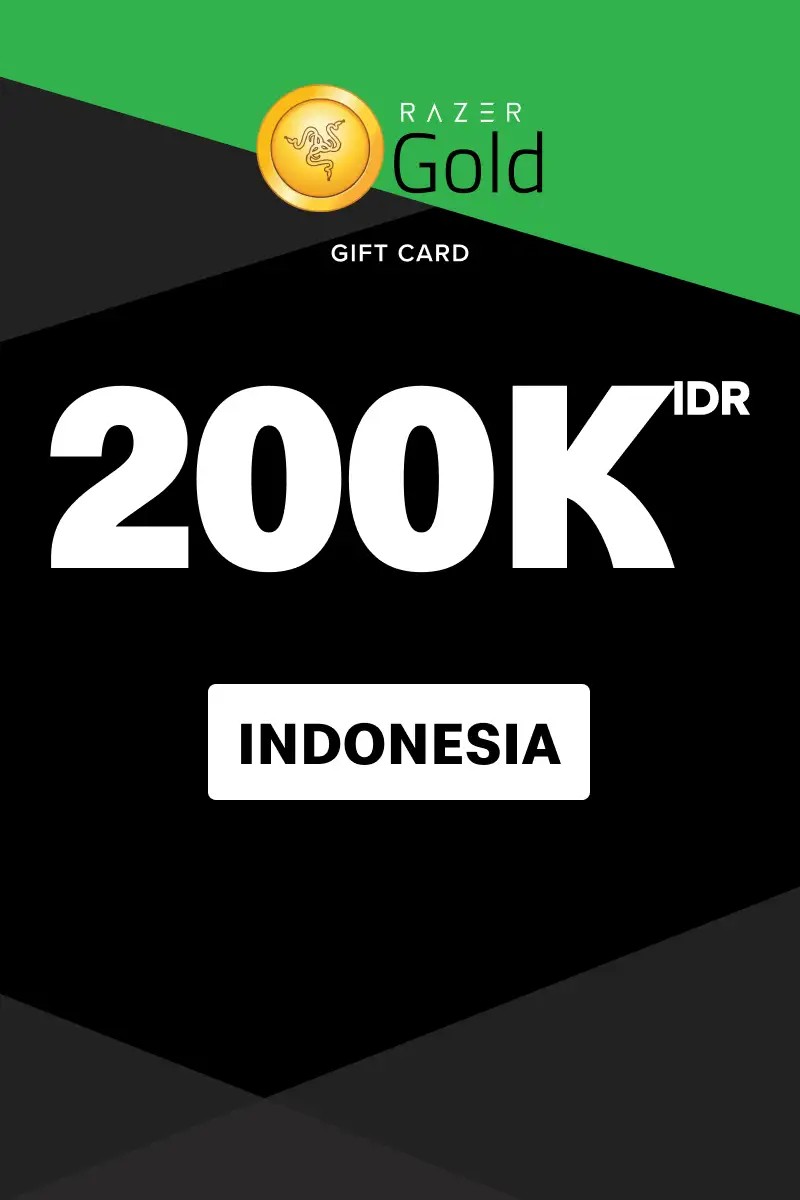 Buy Razer Gold 200000 IDR Gift Card (Indonesia) - Digital Key
