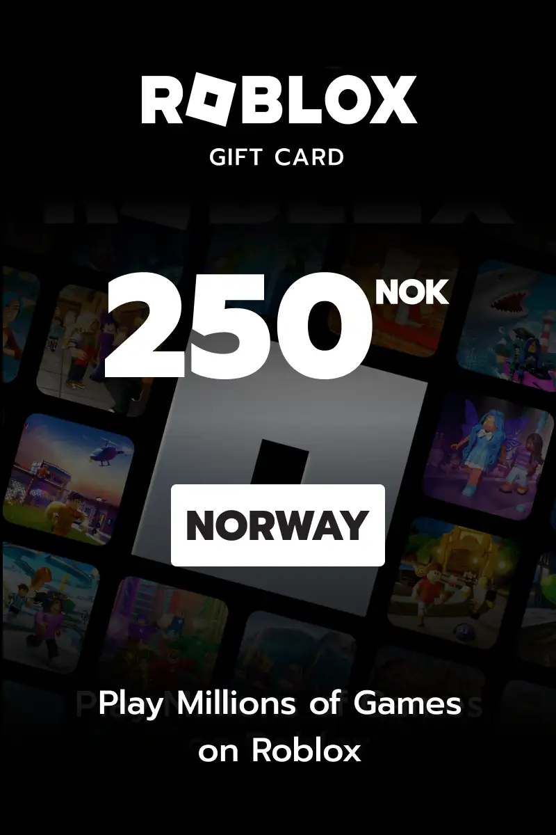Buy Roblox 250 NOK Gift Card (Norway) - Digital Key