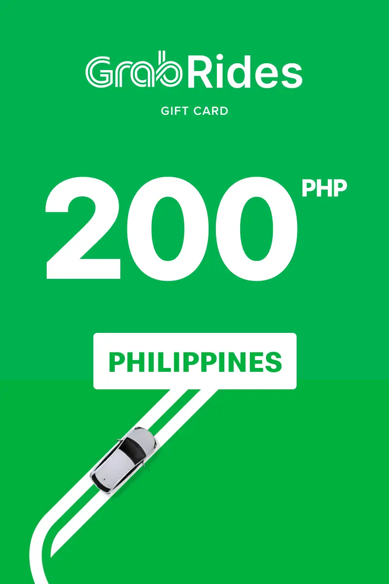 Buy Grab Rides 200 PHP Gift Card (Philippines) - Digital Key