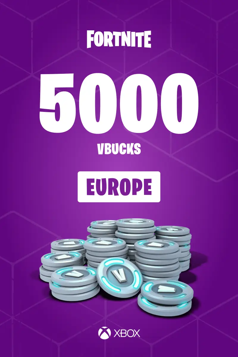 Buy Fortnite - 5000 V-Bucks Card (Europe) (Xbox One / Xbox Series X|S) - Xbox Live - Digital Key