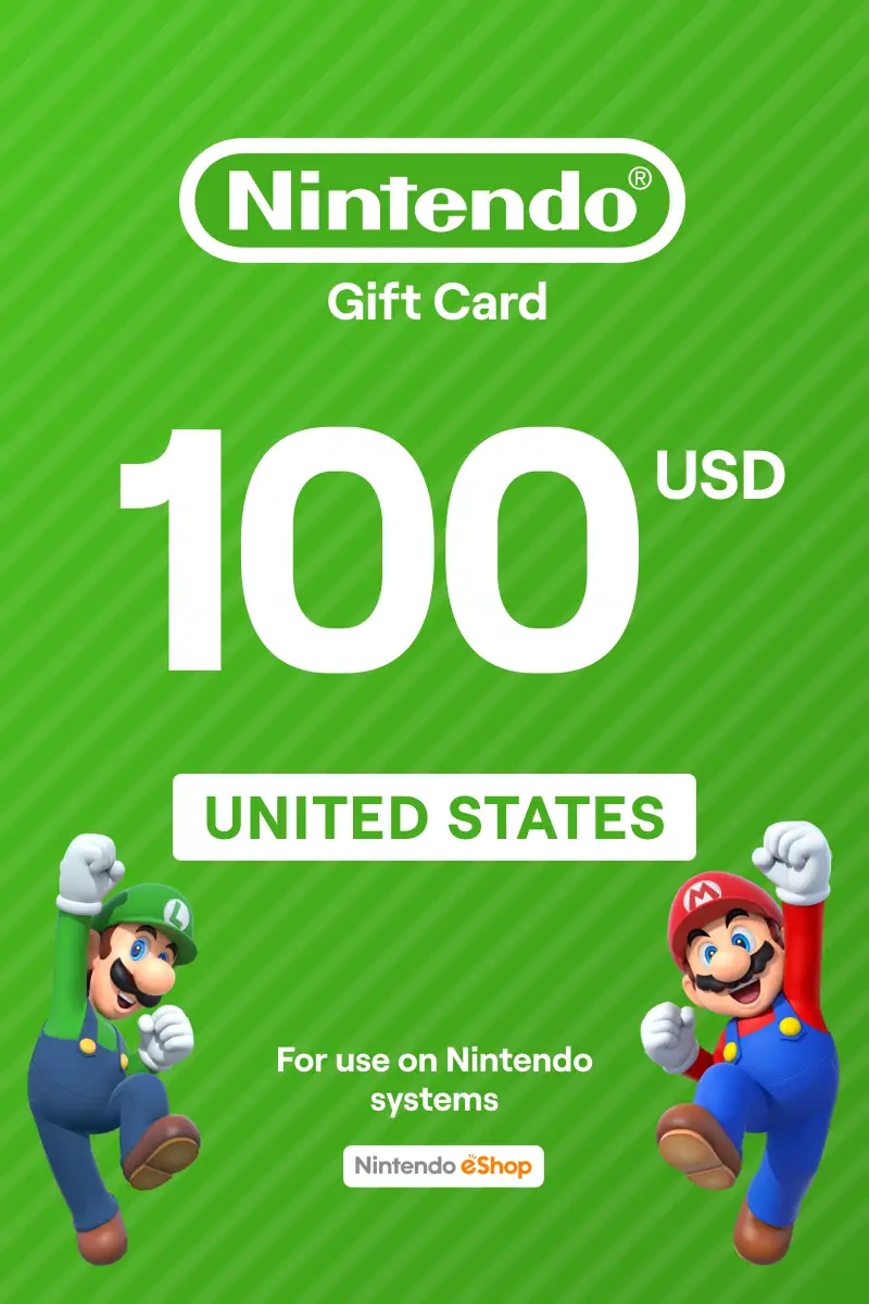Buy Nintendo eShop 100 USD Gift Card (United States) - Digital Key