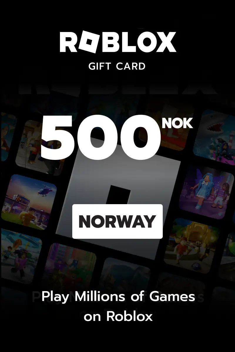 Buy Roblox 500 NOK Gift Card (Norway) - Digital Key