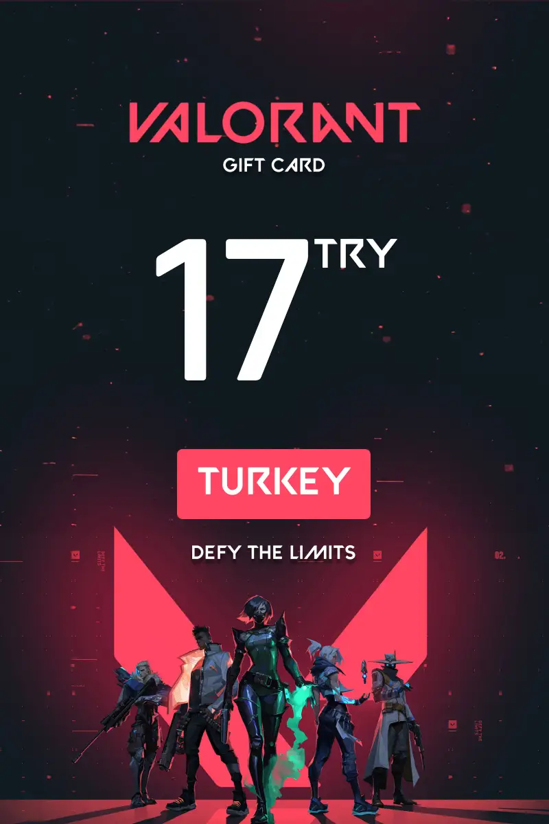 Buy Valorant 17 TRY Gift Card (Turkey) - Digital Key