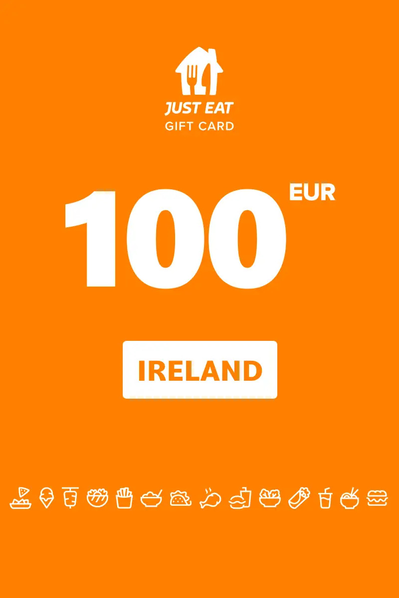 Buy Just Eat 100 EUR Gift Card (Ireland) - Digital Key