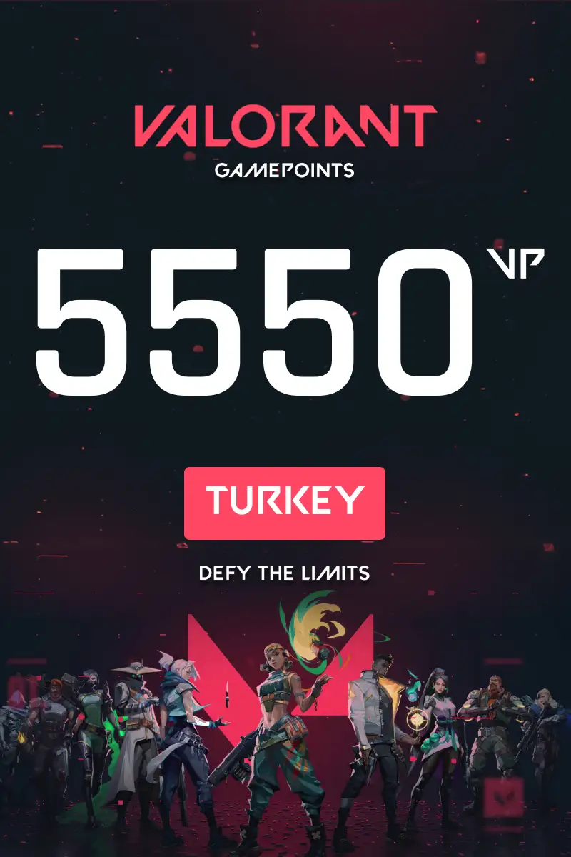 Buy VALORANT 5550 Valorant Points (Turkey) - Digital Key