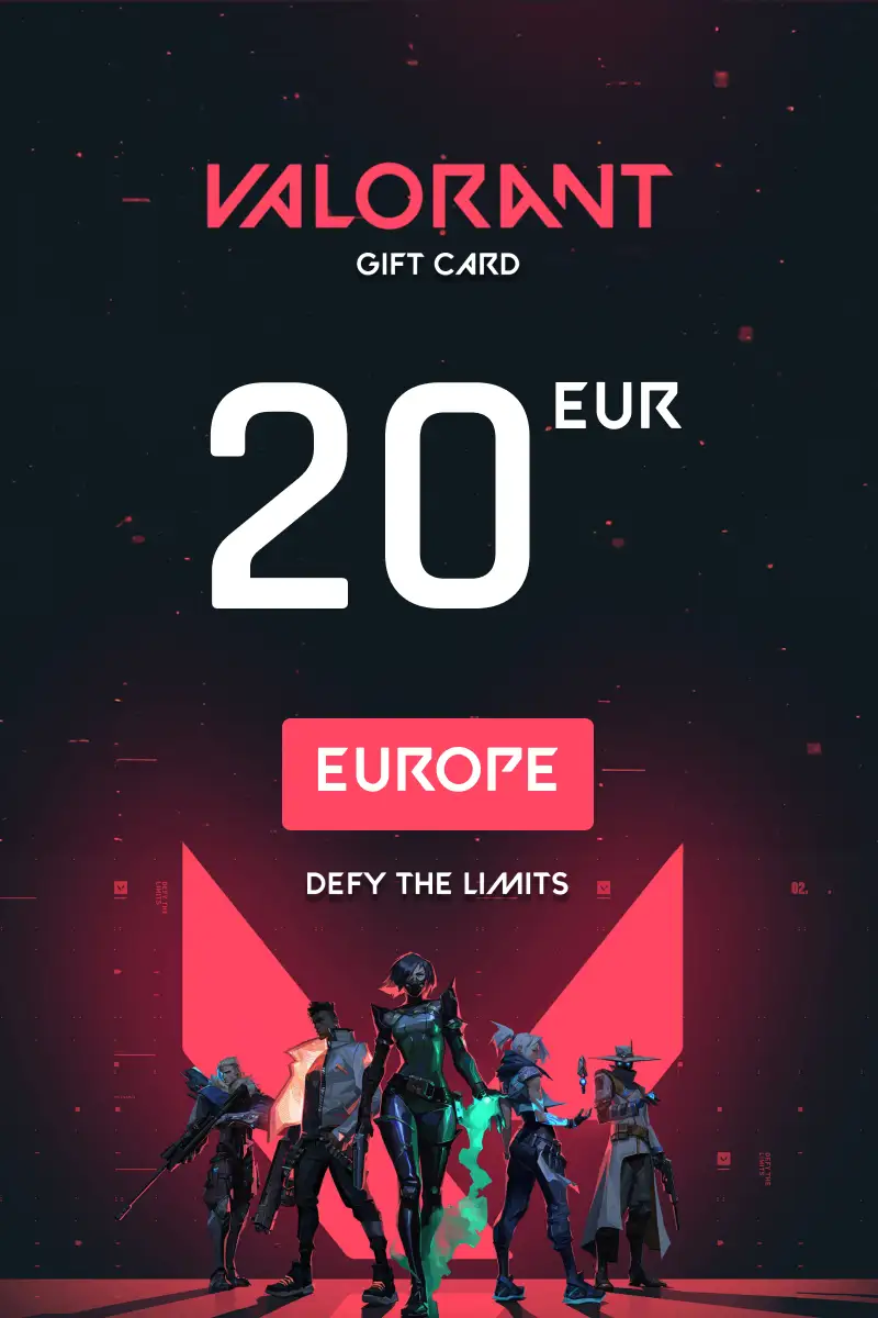 Buy Valorant 20 EUR Gift Card (Europe) - Digital Key
