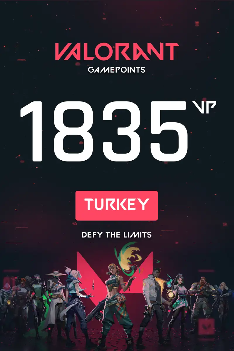 Buy VALORANT 1835 Valorant Points (Turkey) - Digital Key