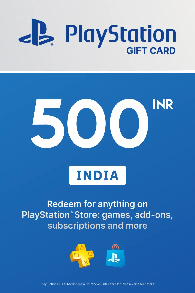 Buy PlayStation Store 500 INR Gift Card (India) - Digital Key