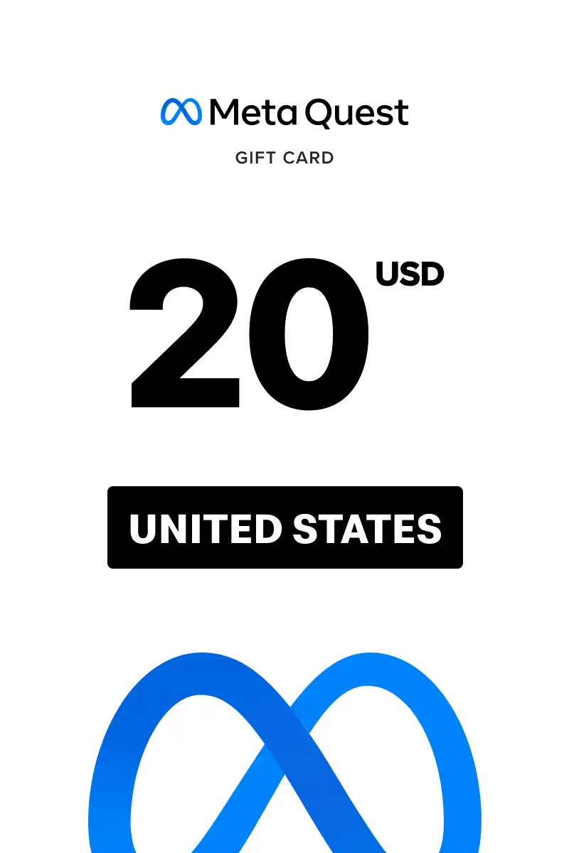 Buy Meta Quest 20 USD Gift Card (United States) - Digital Key