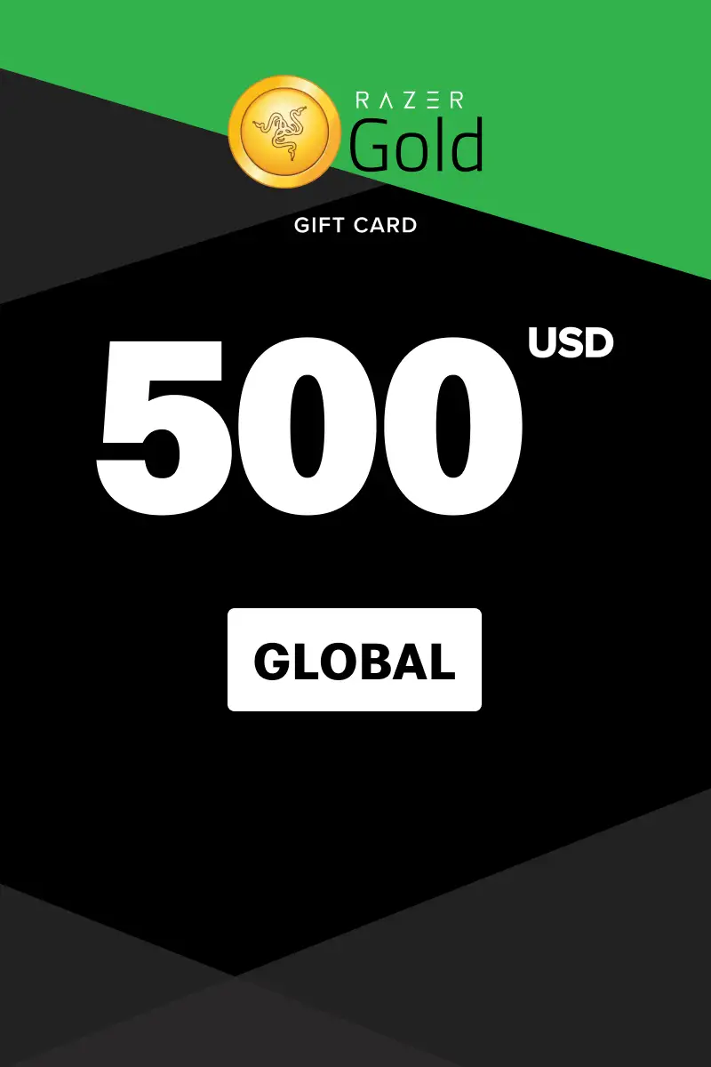 Buy Razer Gold 500 USD Gift Card (Global) - Digital Key