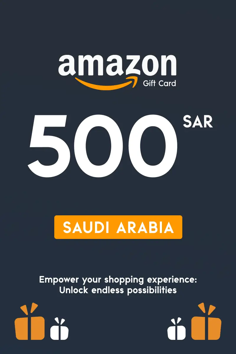 Buy Amazon 500 SAR Gift Card (Saudi Arabia) - Digital Key