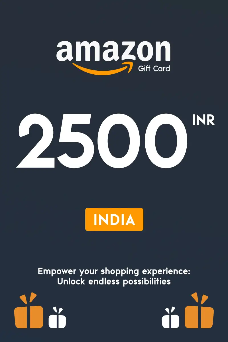 Buy Amazon 2500 INR Gift Card (India) - Digital Key