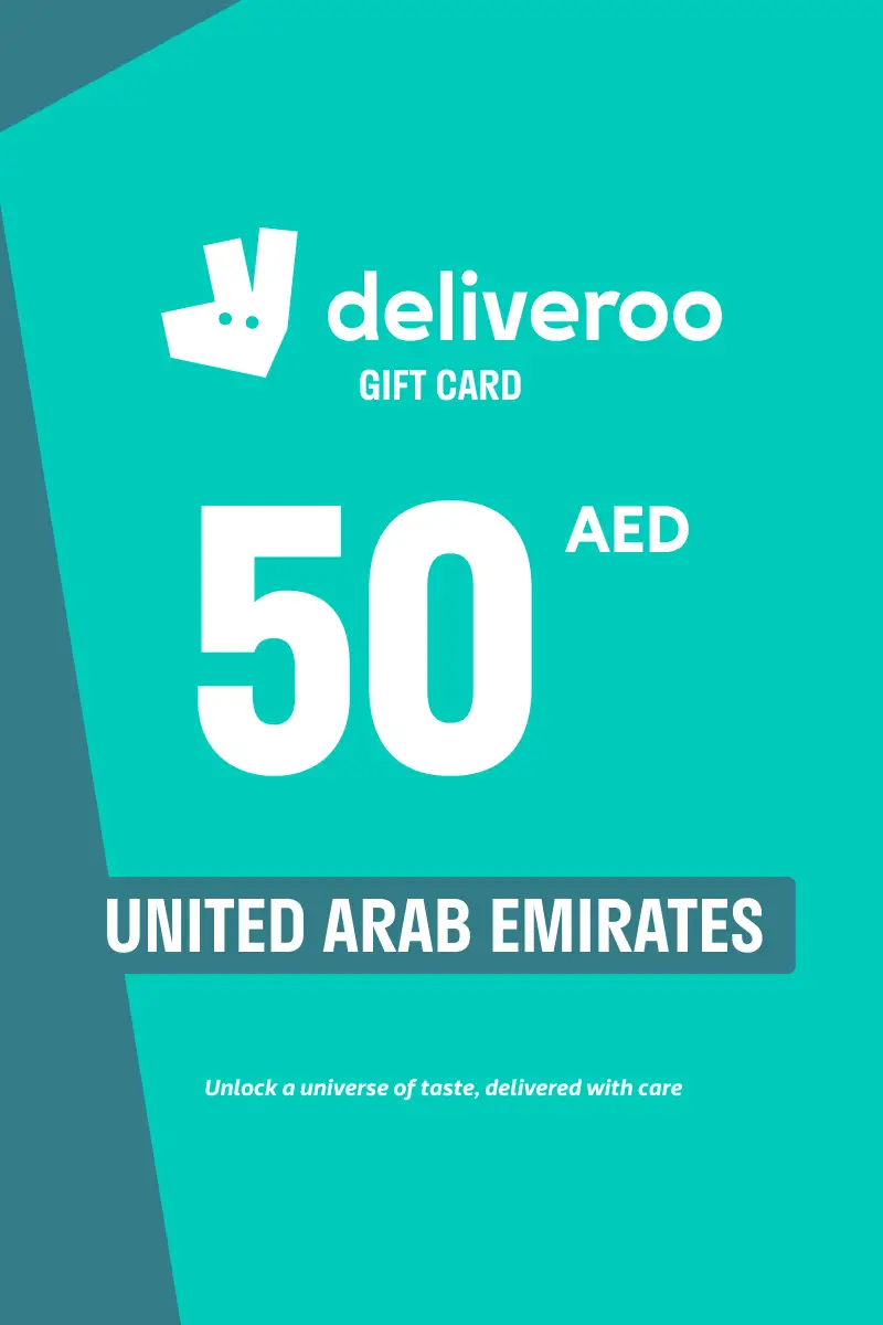 Buy Deliveroo 50 AED Gift Card (United Arab Emirates) - Digital Key