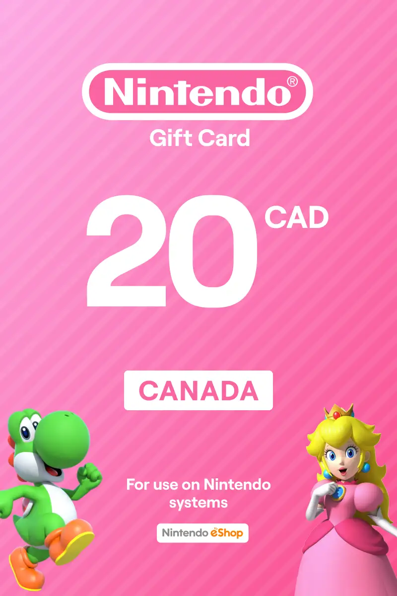 Buy Nintendo eShop 20 CAD Gift Card (Canada) - Digital Key