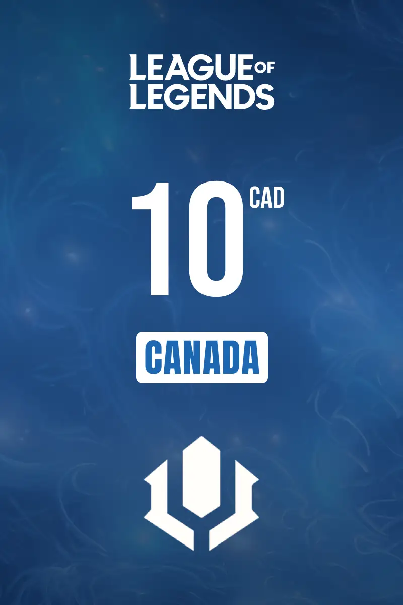 Buy League of Legends 10 CAD Gift Card (Canada) - Digital Key