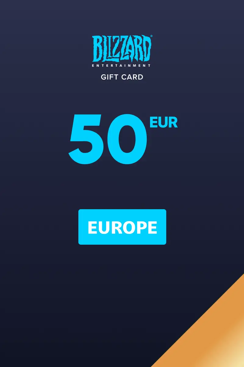 Buy Blizzard 50 EUR Gift Card (Europe) - Digital Key