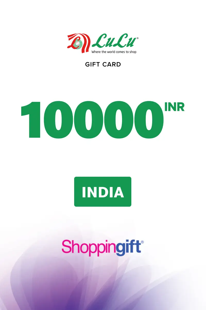 Buy Lulu Hypermarket 10000 INR Gift Card (India) - Digital Key