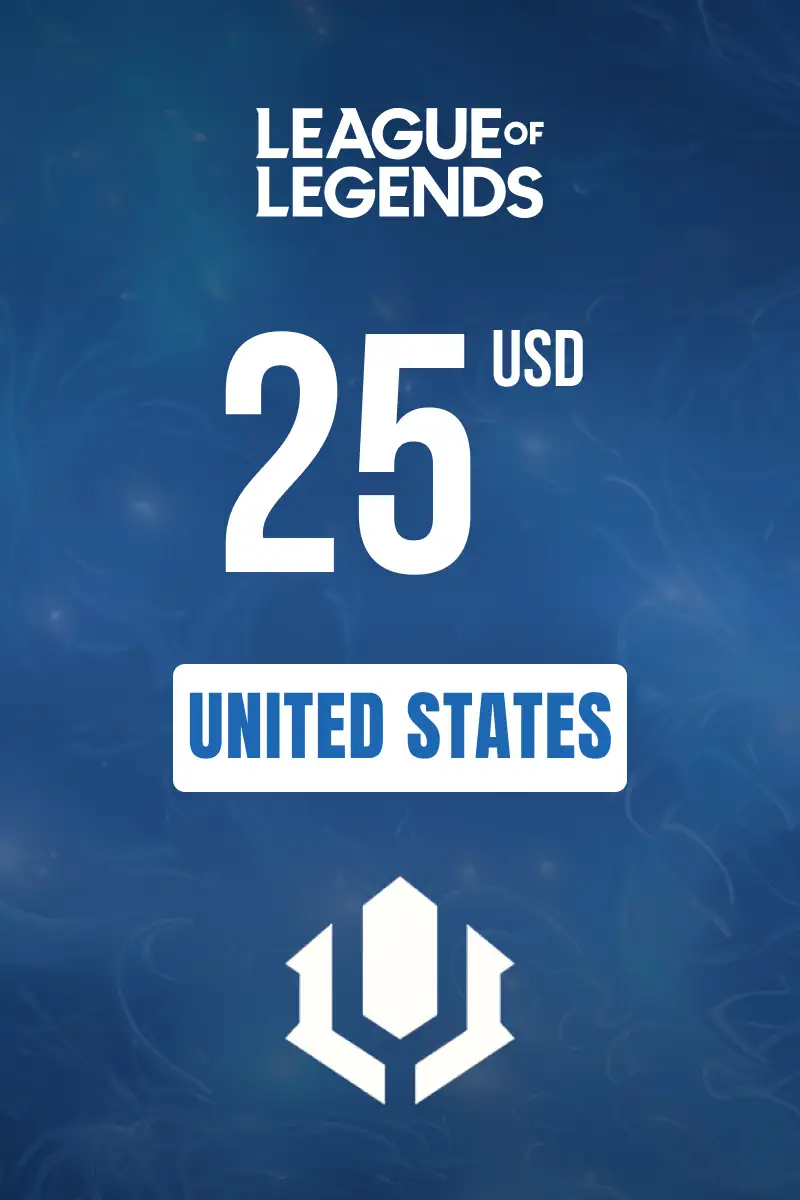 Buy League of Legends 25 USD Gift Card (United States) - Digital Key