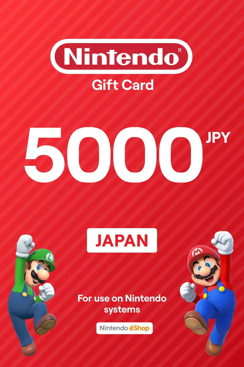 Buy Nintendo eShop 5000 JPY Gift Card (Japan) - Digital Key