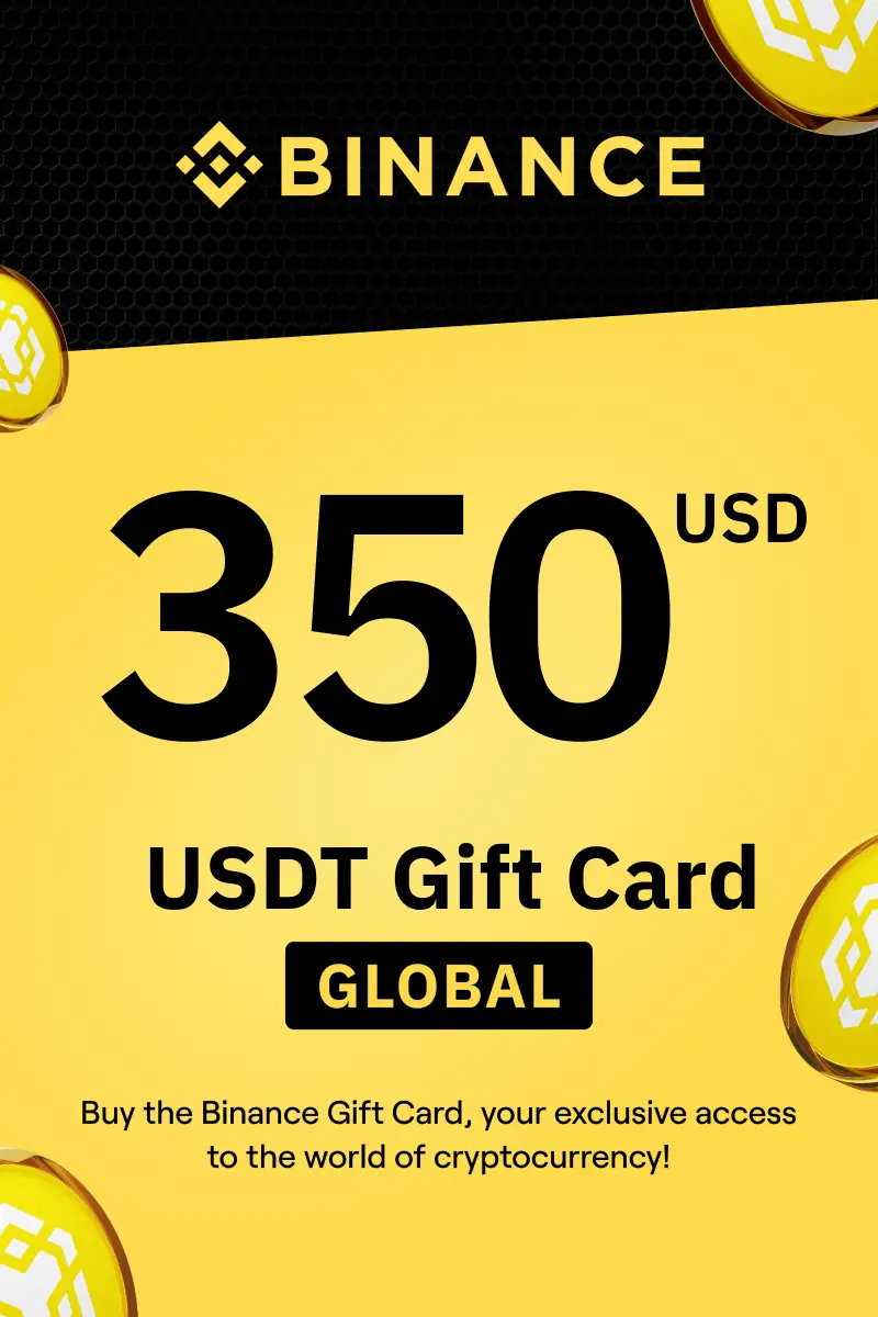 Buy Binance (USDT) 350 USD Gift Card (Global) - Digital Key