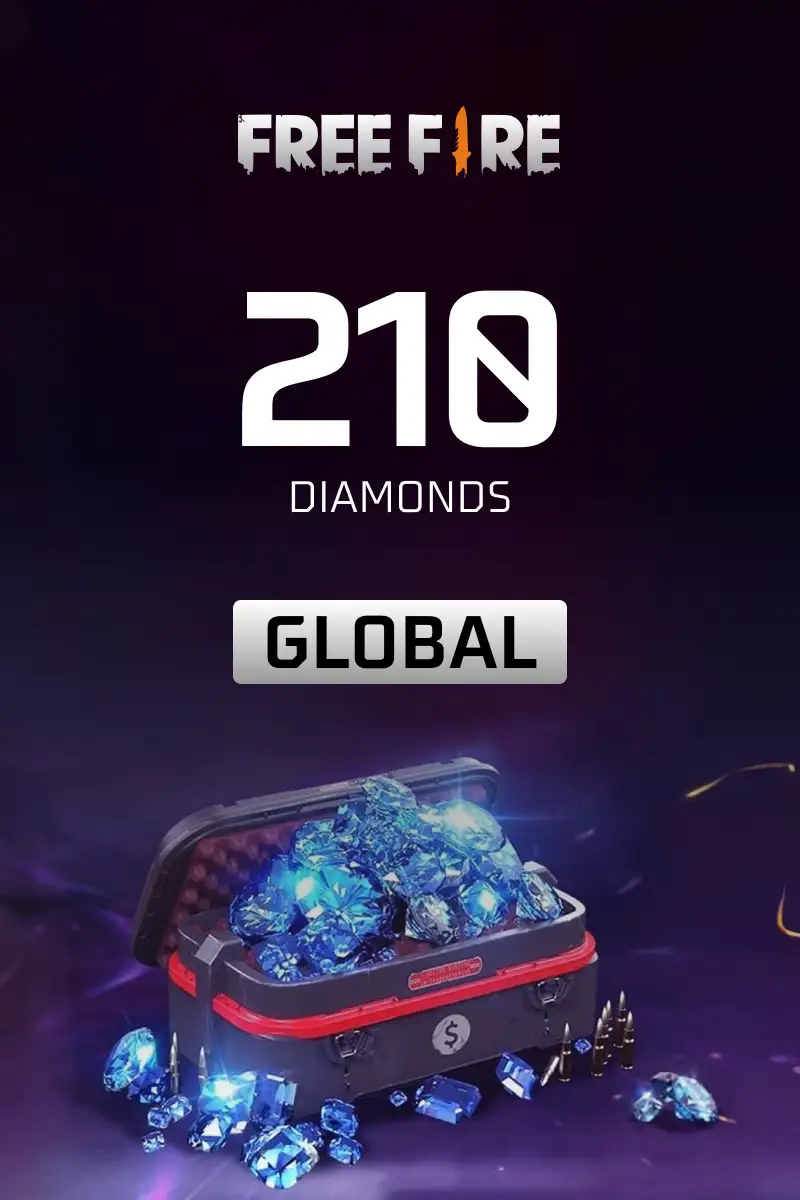 Buy Garena Free Fire - 210 Diamonds (Global) - Digital Key