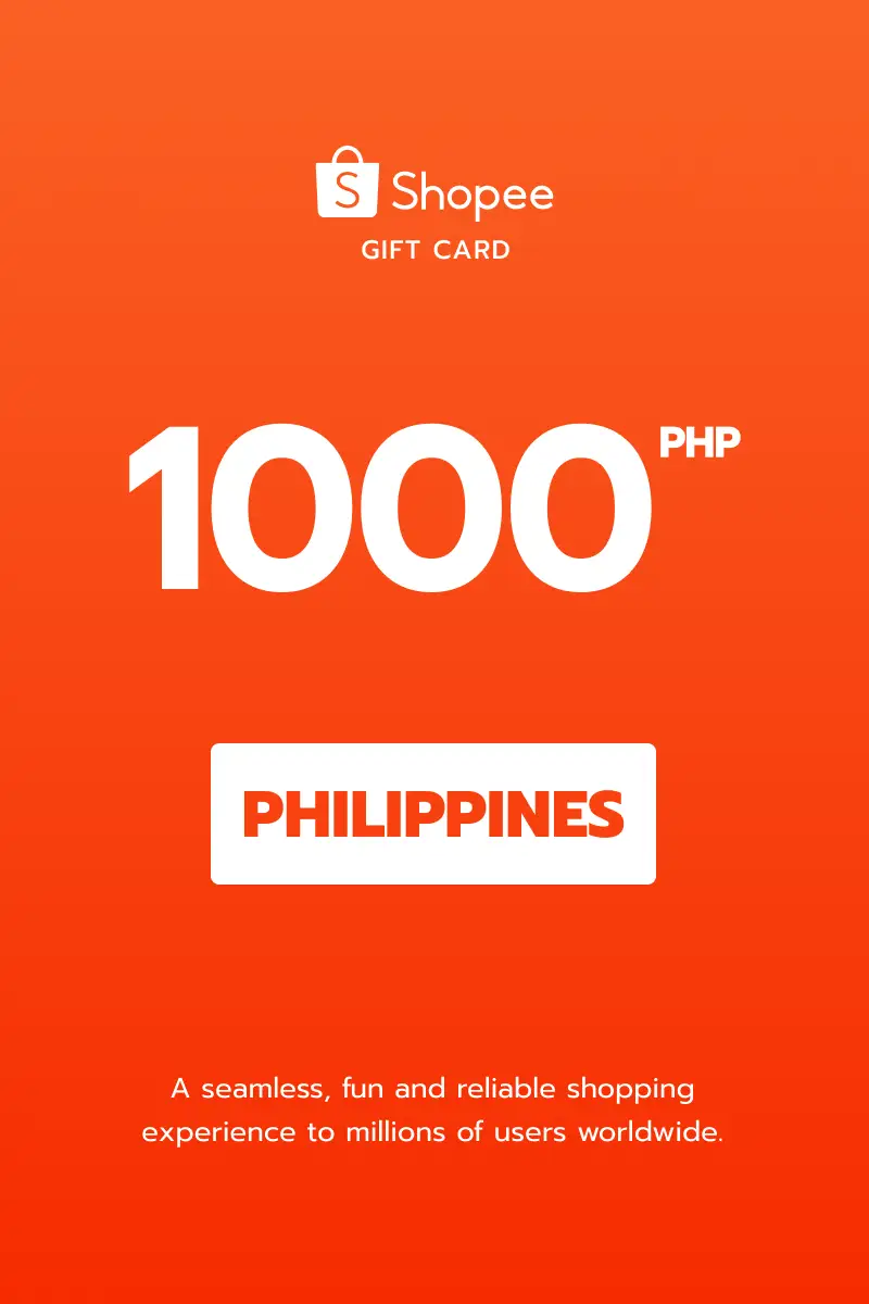 Buy Shopee 1000 PHP Gift Card (Philippines) - Digital Key