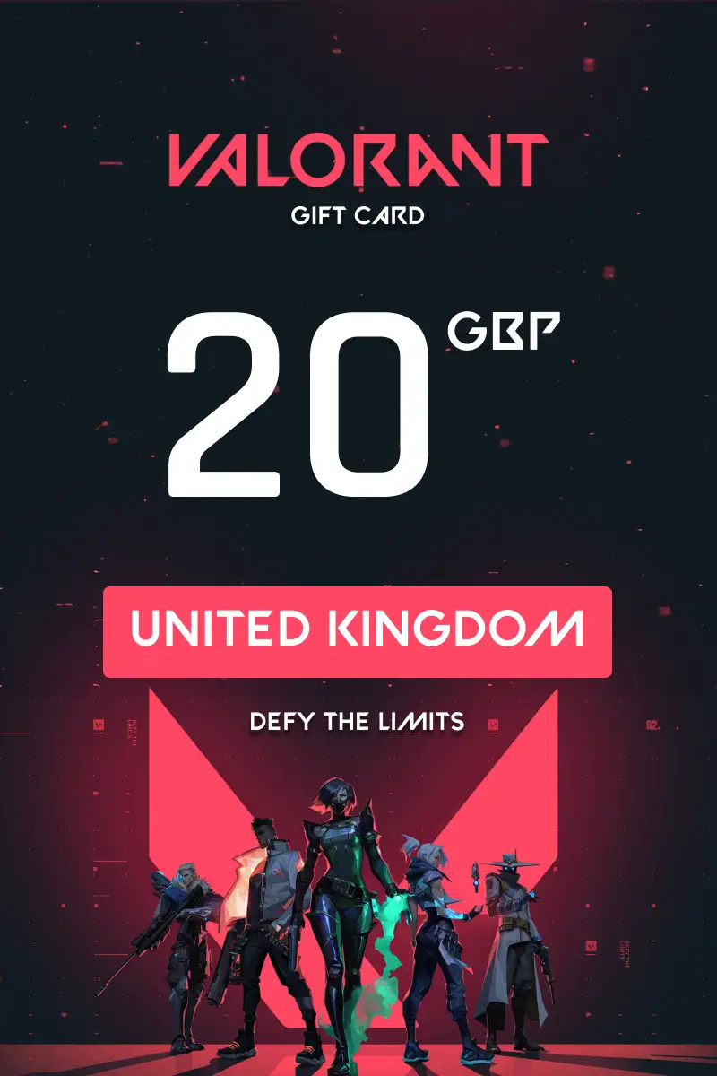 Buy Valorant 20 GBP Gift Card (United Kingdom) - Digital Key