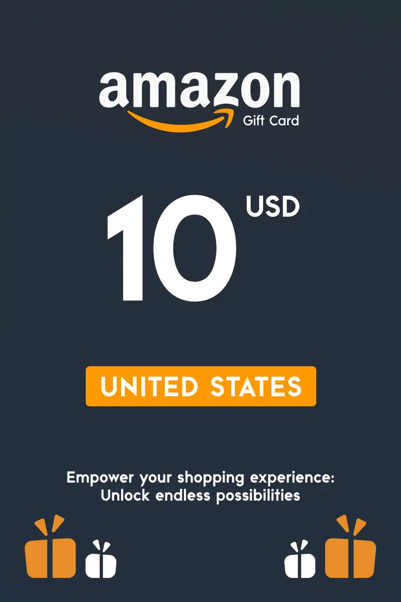 Buy Amazon 10 USD Gift Card (United States) - Digital Key