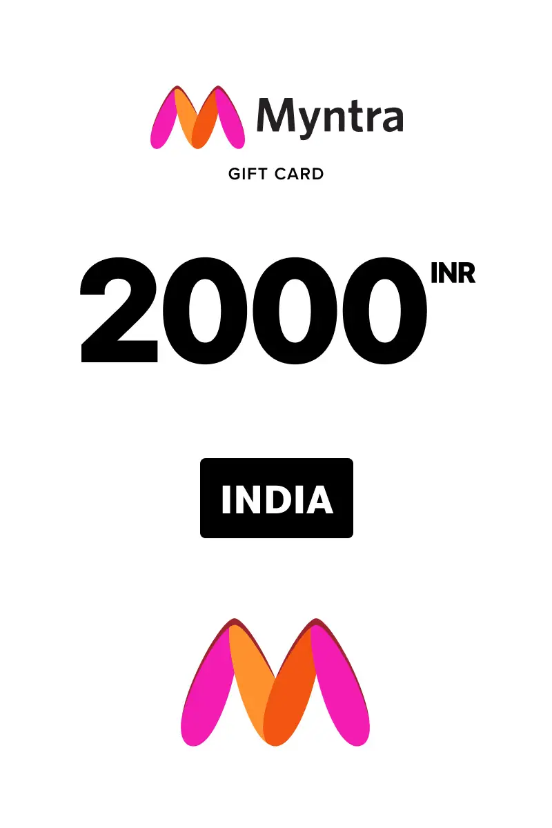 Buy Myntra 2000 INR Gift Card (India) - Digital Key