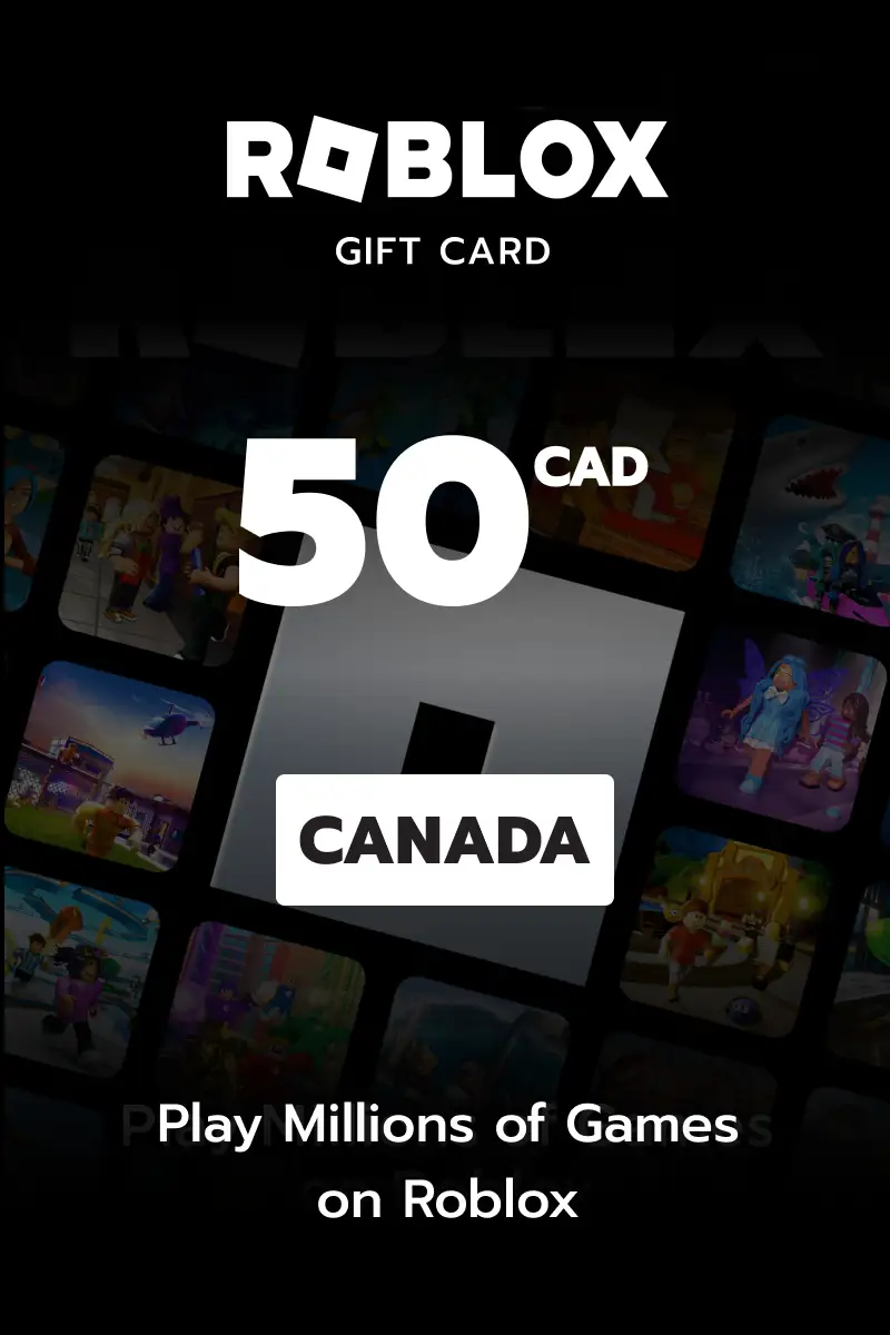 Buy Roblox 50 CAD Gift Card (Canada) - Digital Key