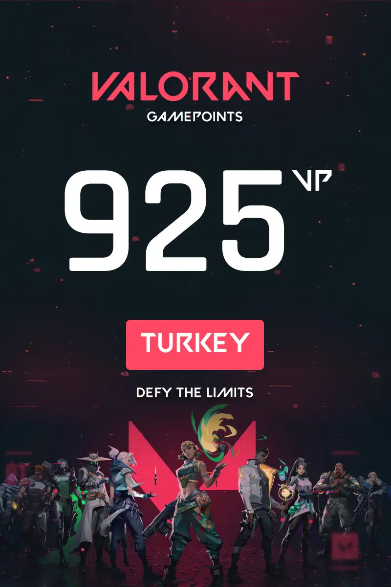 Buy VALORANT 925 Valorant Points (Turkey) - Digital Key