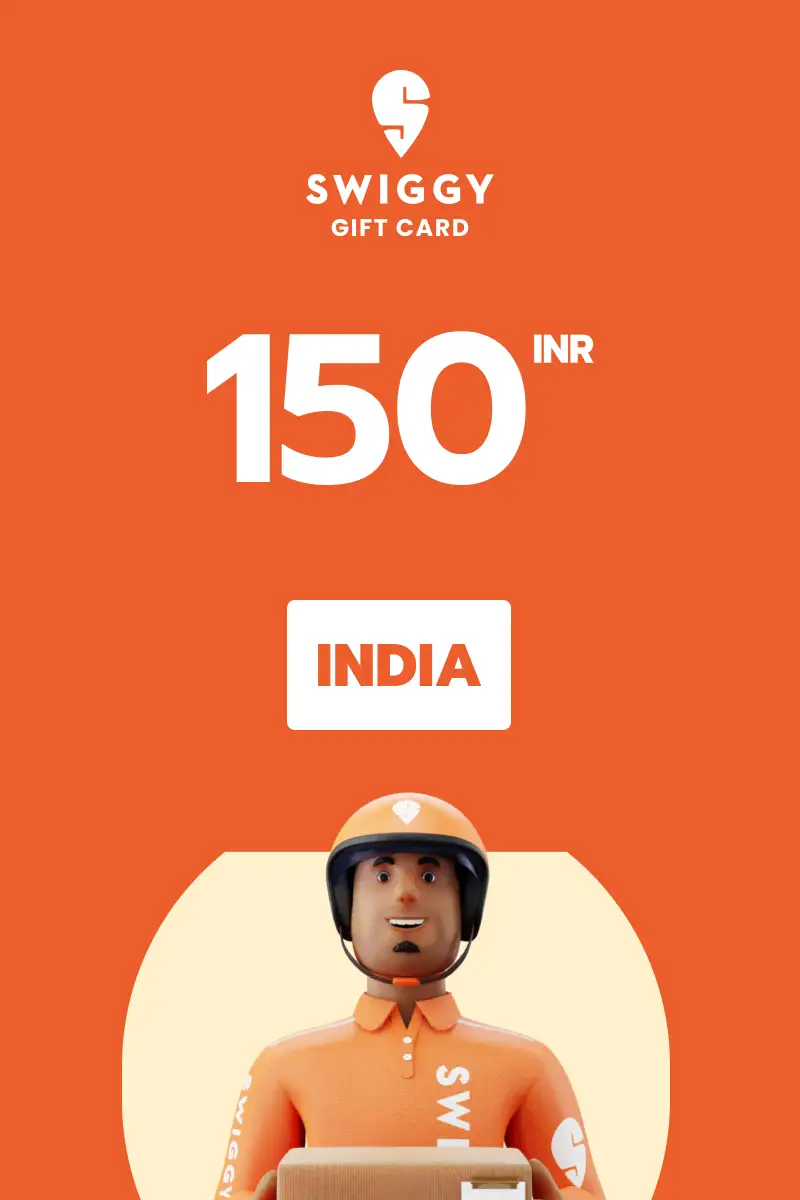 Buy Swiggy 150 INR Gift Card (India) - Digital Key